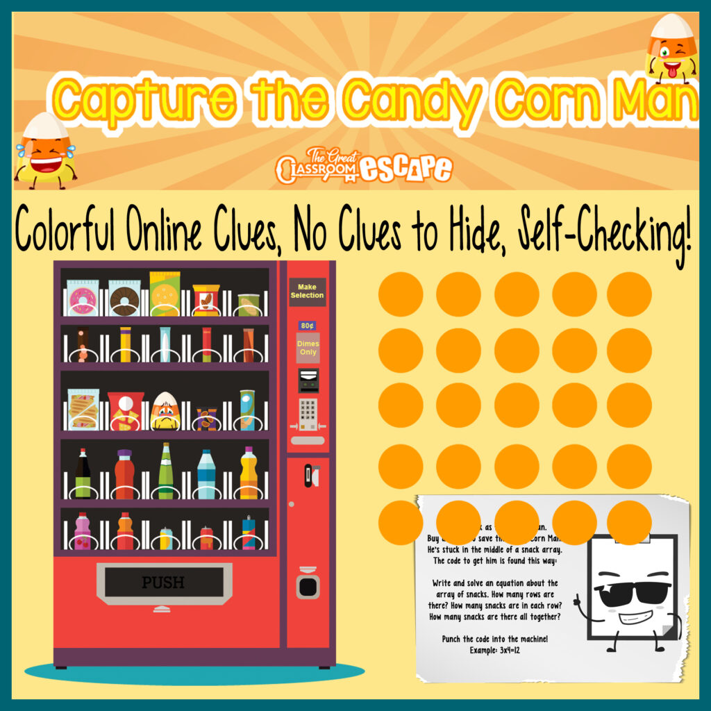 3rd Grade Halloween Math Activity Multiplication by 2, 5, and 1o ...