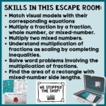 Multiplying Fractions and Mixed Numbers Digital Escape Room for 5th ...