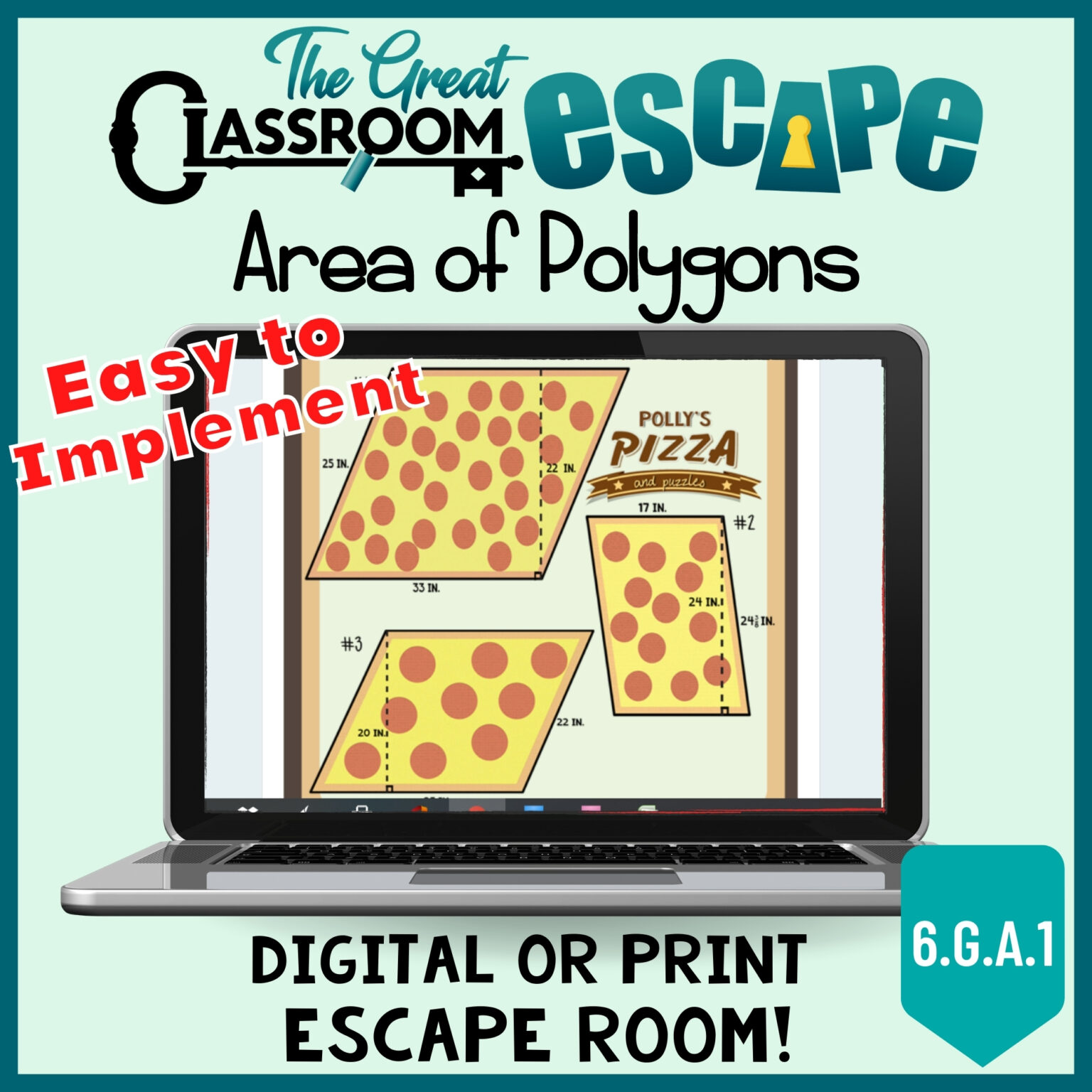 Fraction Multiplication Digital Escape Room Activity 5th Grade Math ...