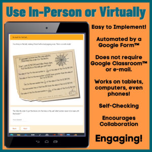 Halloween Math Activity for 5th Grade Digital Place Value and Rounding ...