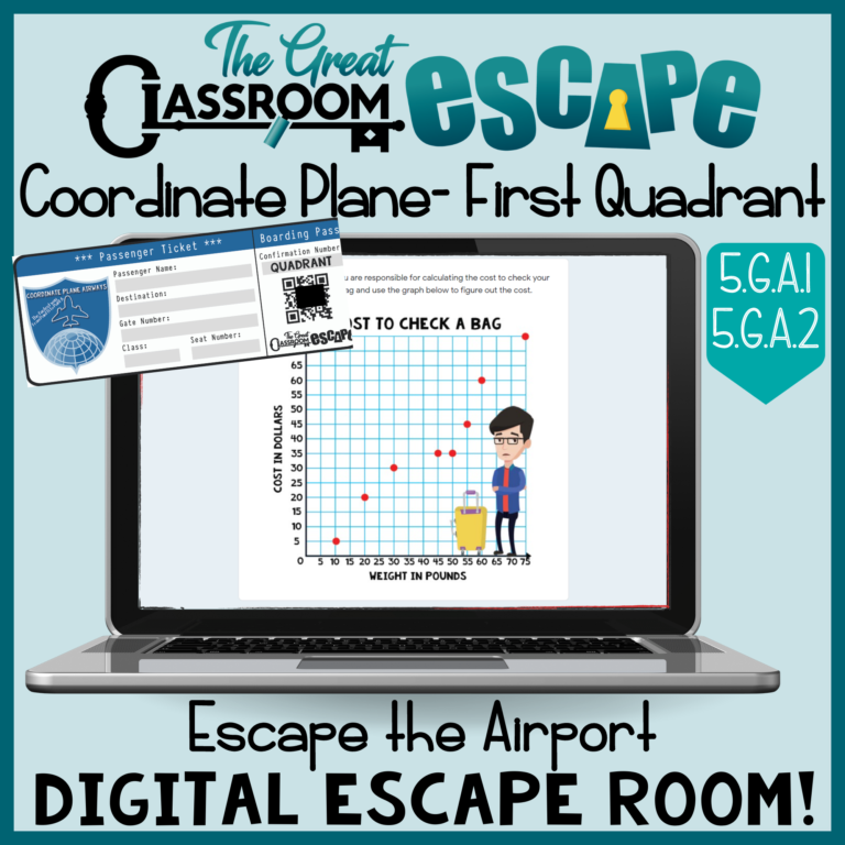5th Grade Math Escape Room Bundle -18 Challenging and Engaging Digital ...