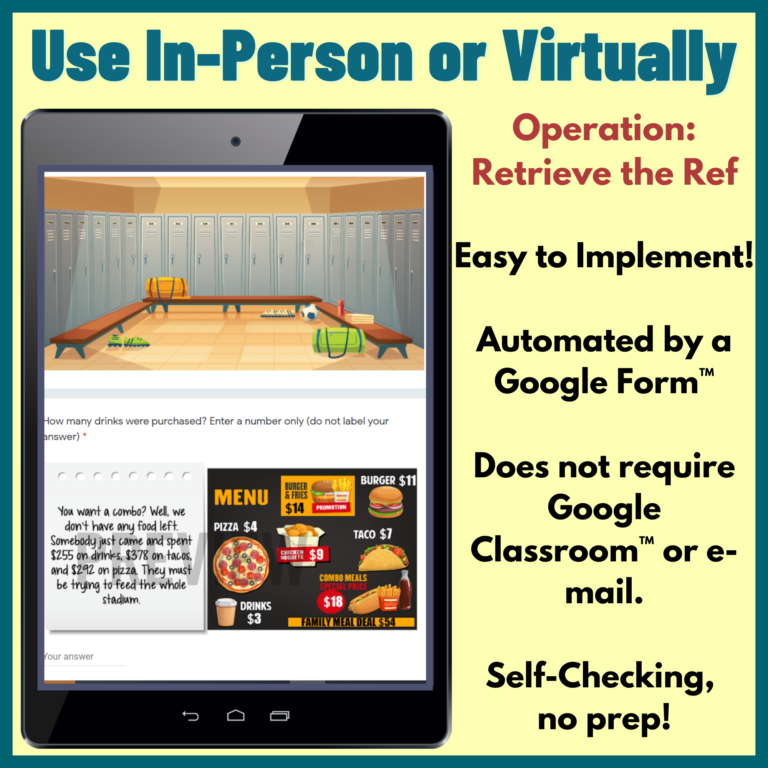 4th Grade Division Activity – Long Division by a Single-Digit Digital ...