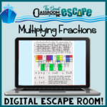 Multiplying Fractions and Mixed Numbers Digital Escape Room for 5th ...