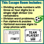 4th Grade Division Activity – Long Division by a Single-Digit Digital ...