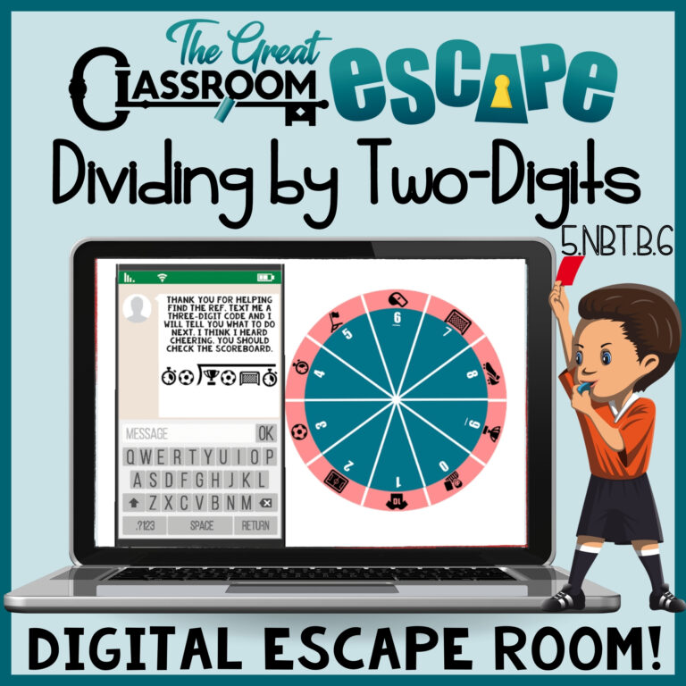 5th Grade Math Escape Room Bundle -18 Challenging and Engaging Digital ...