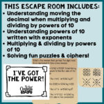 5th Grade Halloween Math Activity Powers of 10 Quick Digital Escape ...