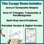 Area of Triangles, Trapezoids, Parallelograms & Composite Shapes ...