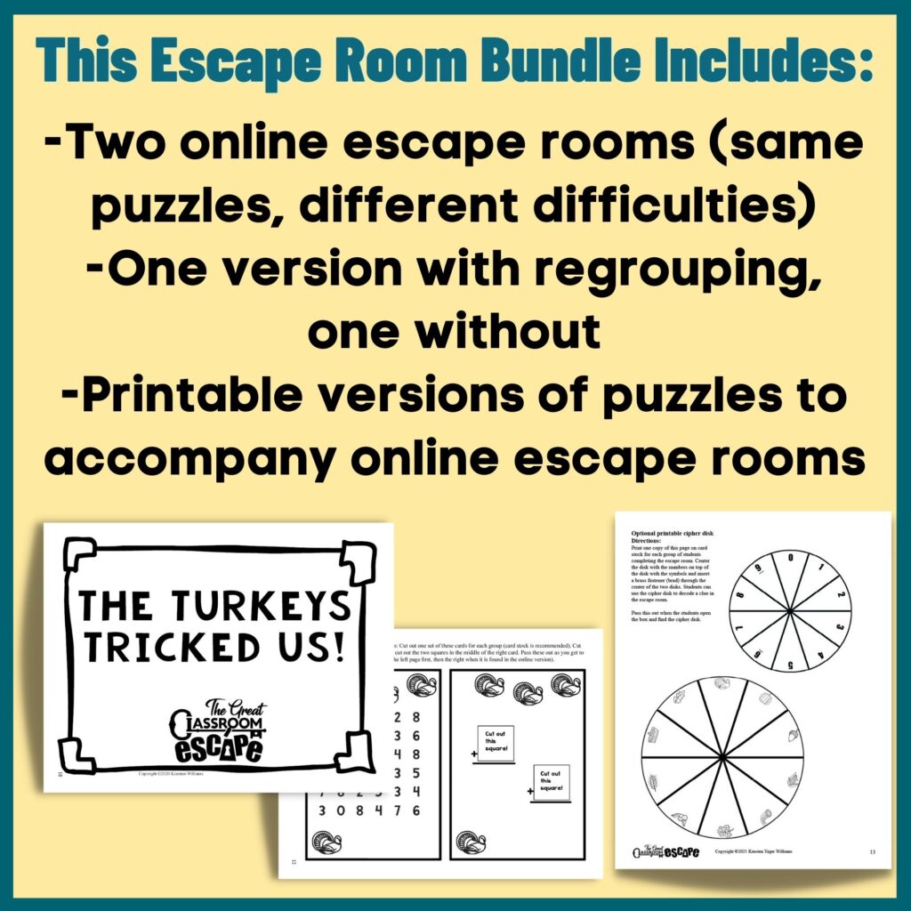 Thanksgiving Math Activity for 2nd Grade Adding Two-Digit Numbers With ...