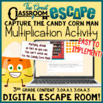 3rd Grade Halloween Math Activity Multiplication by 2, 5, and 1o ...