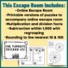3rd Grade Math Thanksgiving Digital Escape Room – Fun and engaging ...