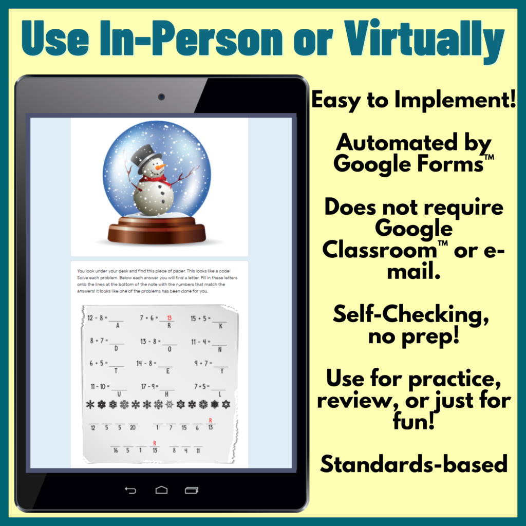 4th Grade Math Digital Escape Room Bundle – Holiday and Seasonal ...