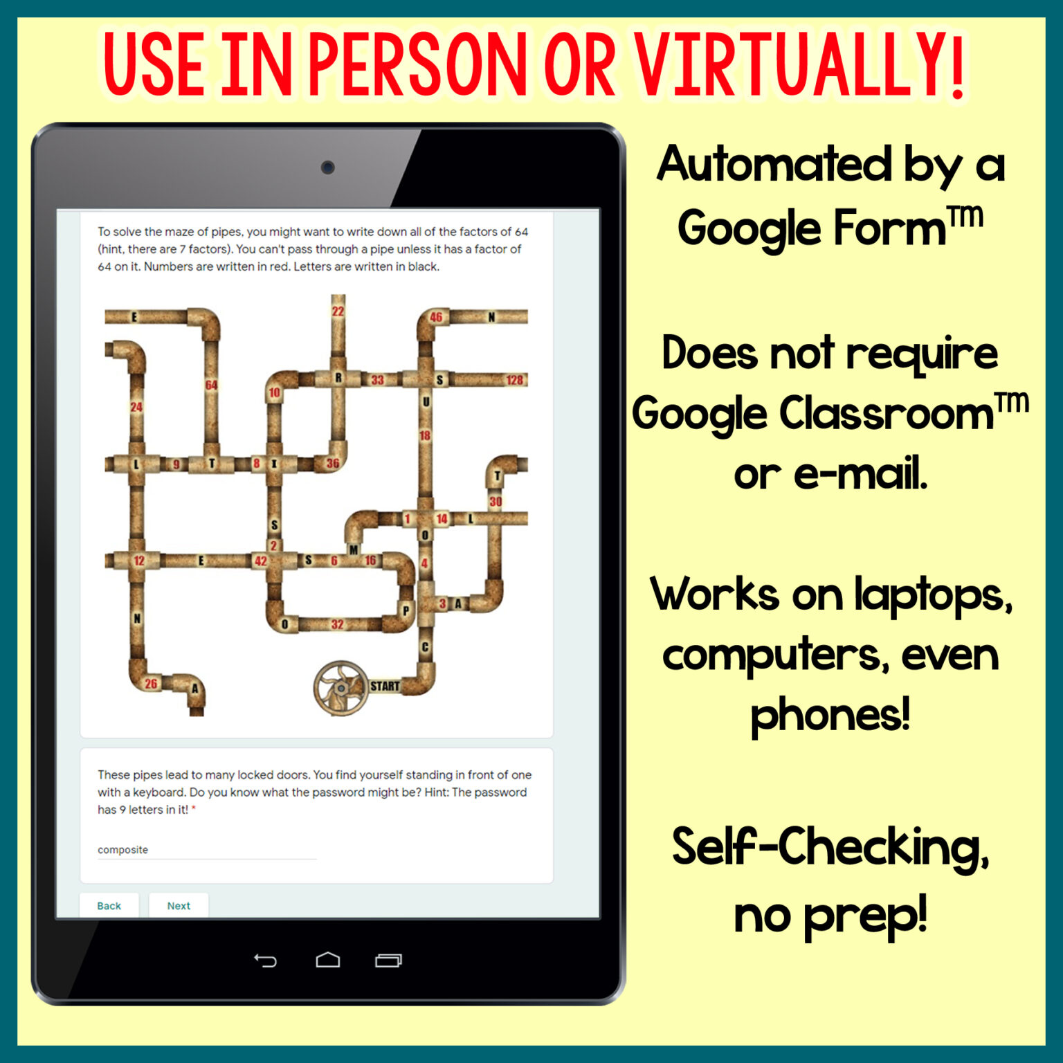 Prime Numbers, Composite Numbers, Factors, & Multiples 4th Grade Math ...