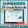 5th Grade Math Escape Room Bundle -18 Challenging and Engaging Digital ...