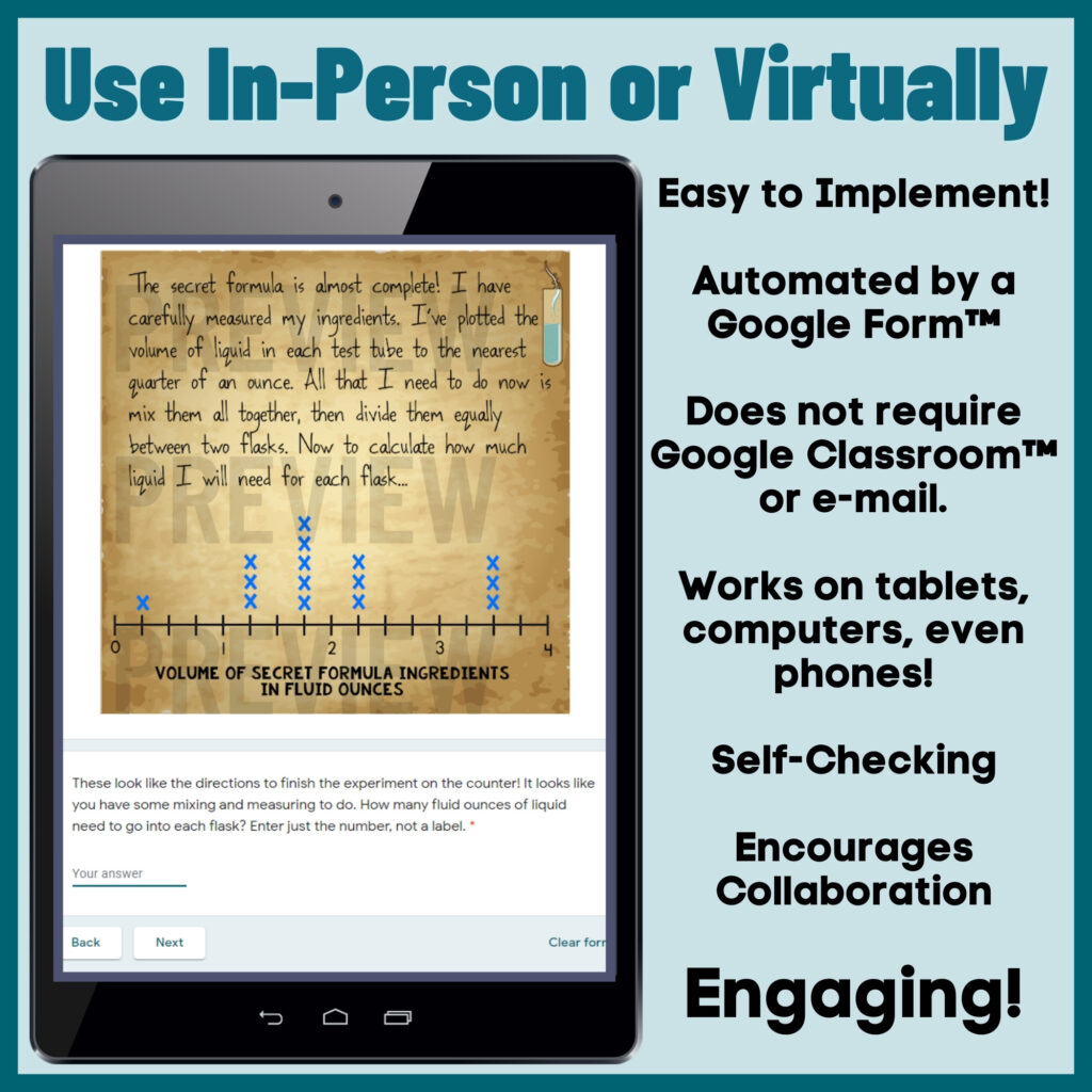 5th Grade Math Activity for Converting Measurement and Interpreting ...