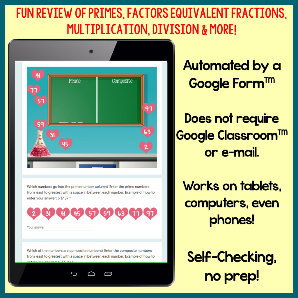 4th Grade Math Activity Digital Escape Room Brew the Love Potion ...