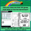St. Patrick’s Day Math Activity for 4th Grade Operation Free the ...