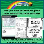 St. Patrick’s Day Math Activity for 4th Grade Operation Free the ...