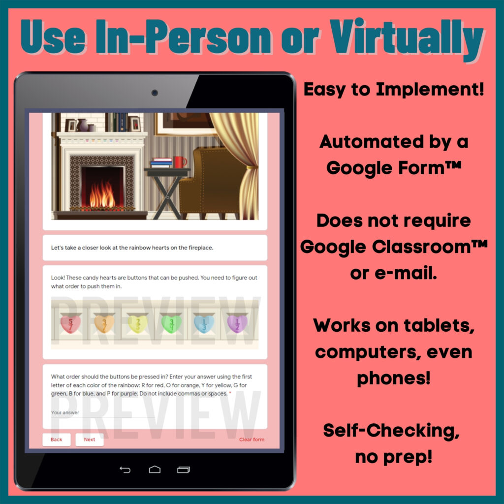 5th Grade Valentine’s Day Math Activity Adding & Subtracting Fractions ...