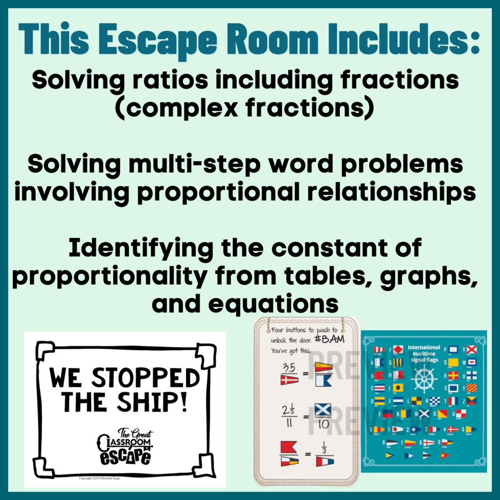 Ratios and Proportions Activity 7th Grade Math – Engaging Digital ...