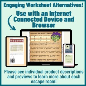 6th Grade Math Holiday & Seasonal Escape Room Bundle Standards Based ...