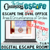 Circumference and Area of Circles Activity Digital Escape Room 7th ...