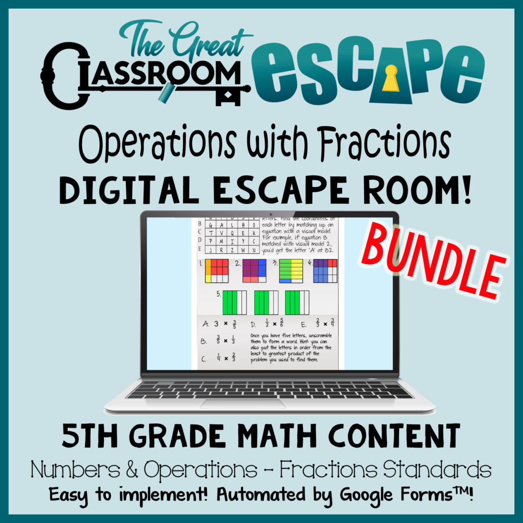 5th Grade Math – The Great Classroom Escape