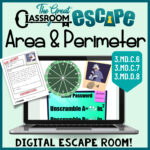 3rd Grade Math Area and Perimeter Activity Fun and Engaging Digital ...