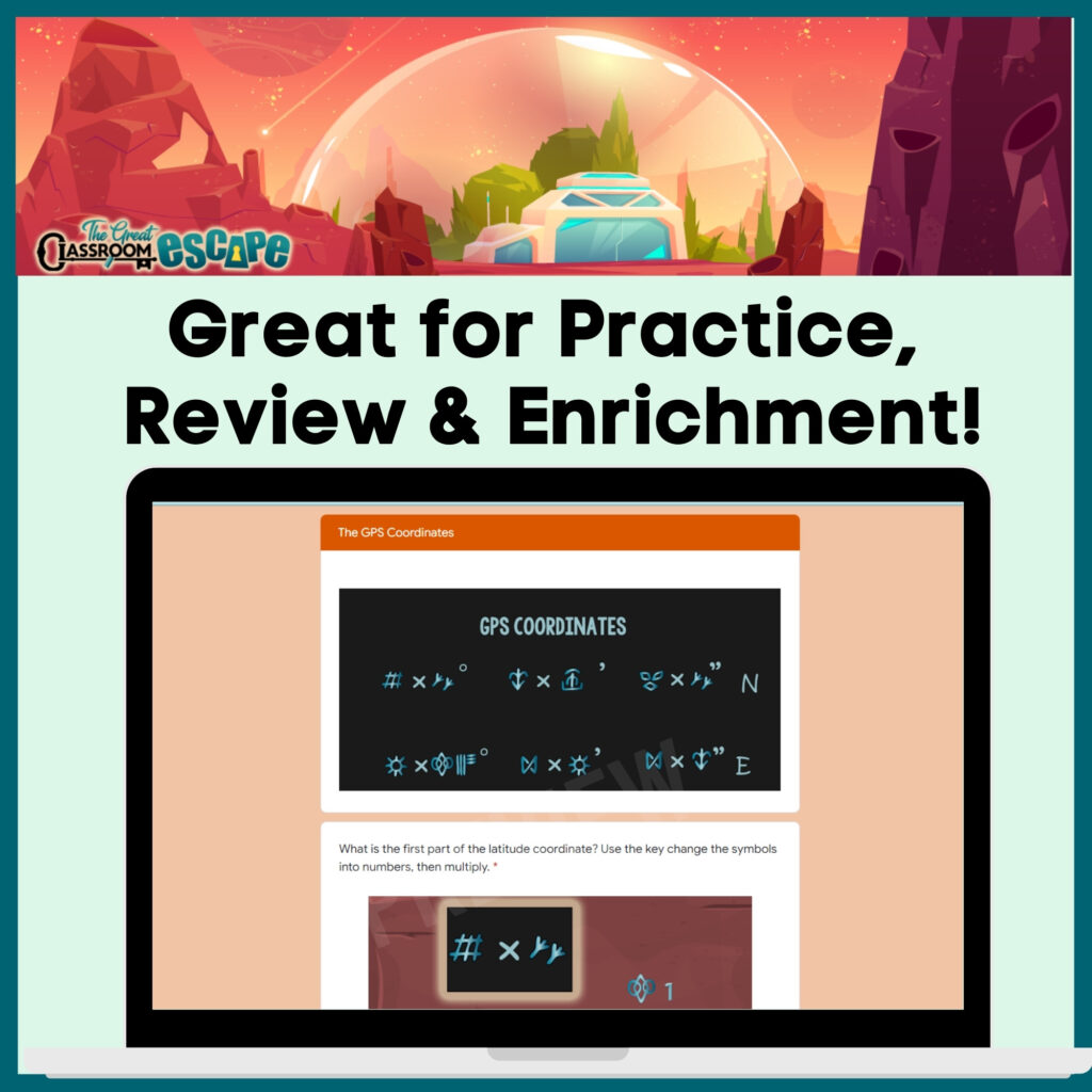 3rd Grade Math Multiplication and Division within 100 Digital Escape ...