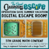5th Grade Math End-of-Year Review Activity Fun & Engaging Digital ...