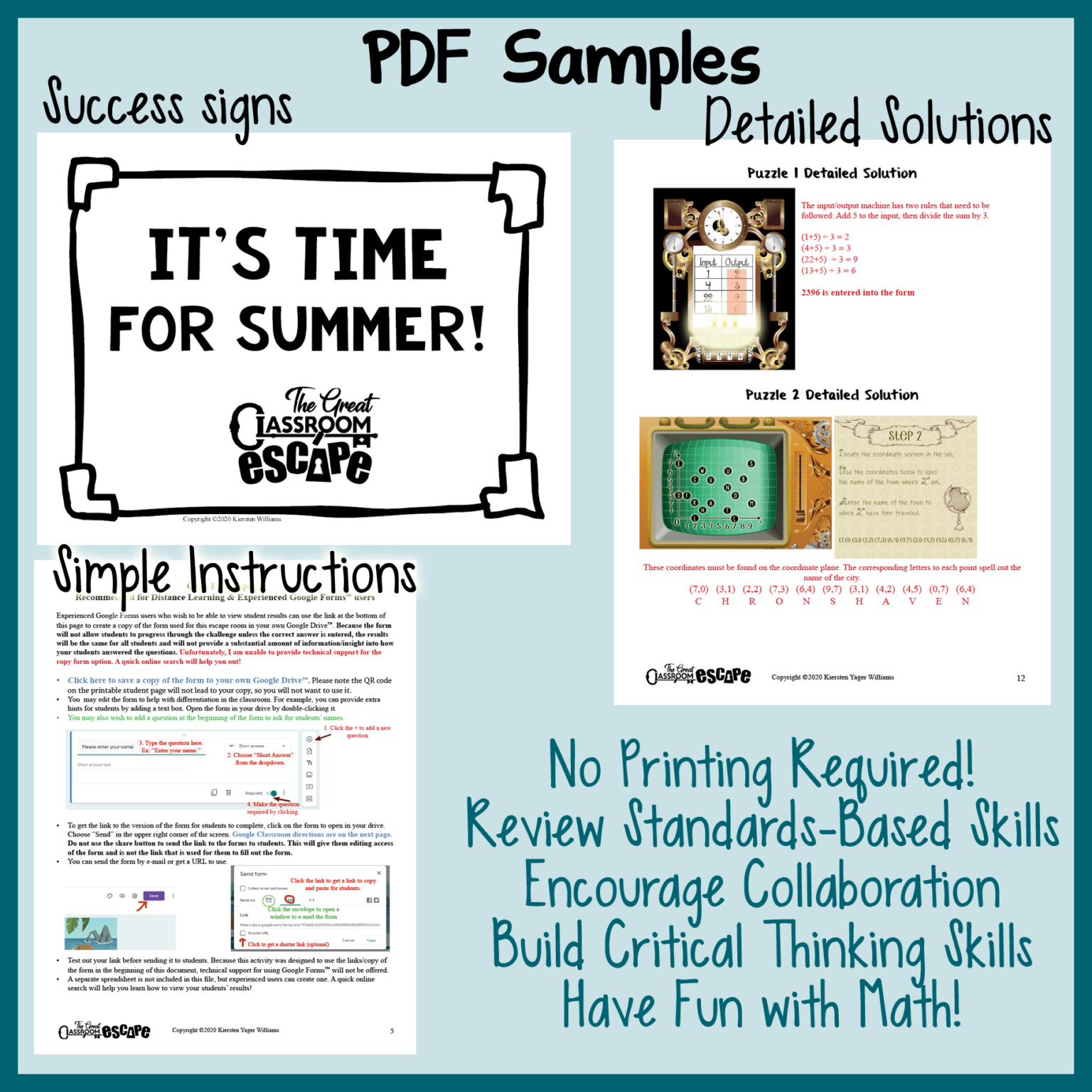 5th Grade Math End-of-Year Review Activity Fun & Engaging Digital ...