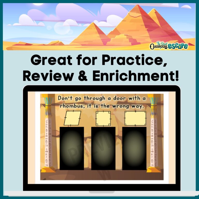 Fifth Grade Geometry Classifying Two-Dimensional Shapes & Attributes of ...