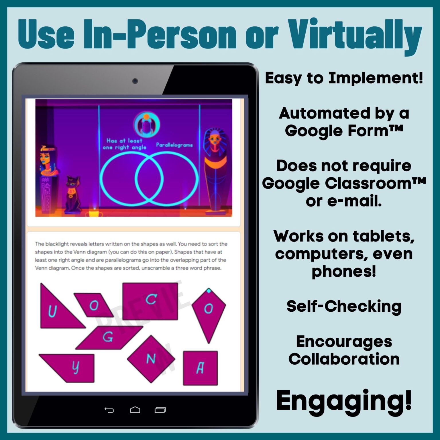 Fifth Grade Geometry Classifying Two-Dimensional Shapes & Attributes of ...