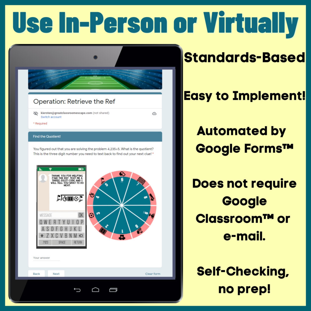 Fourth Grade Math Digital Escape Room Bundle – The Great Classroom Escape