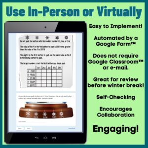 5th Grade Math Winter & Christmas Digital Escape Room Bundle – The ...