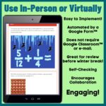 5th Grade Christmas Math Activity Digital Escape Room Adding Fractions ...