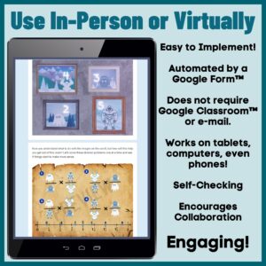 Fraction Multiplication Digital Escape Room Activity 5th Grade Math ...