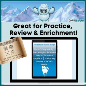 Fraction Multiplication Digital Escape Room Activity 5th Grade Math ...